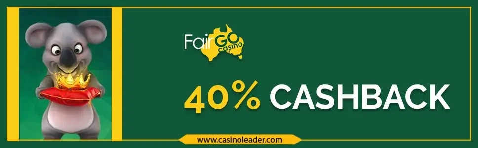 Fair Go Casino 40% Cashback Bonus for VIP players